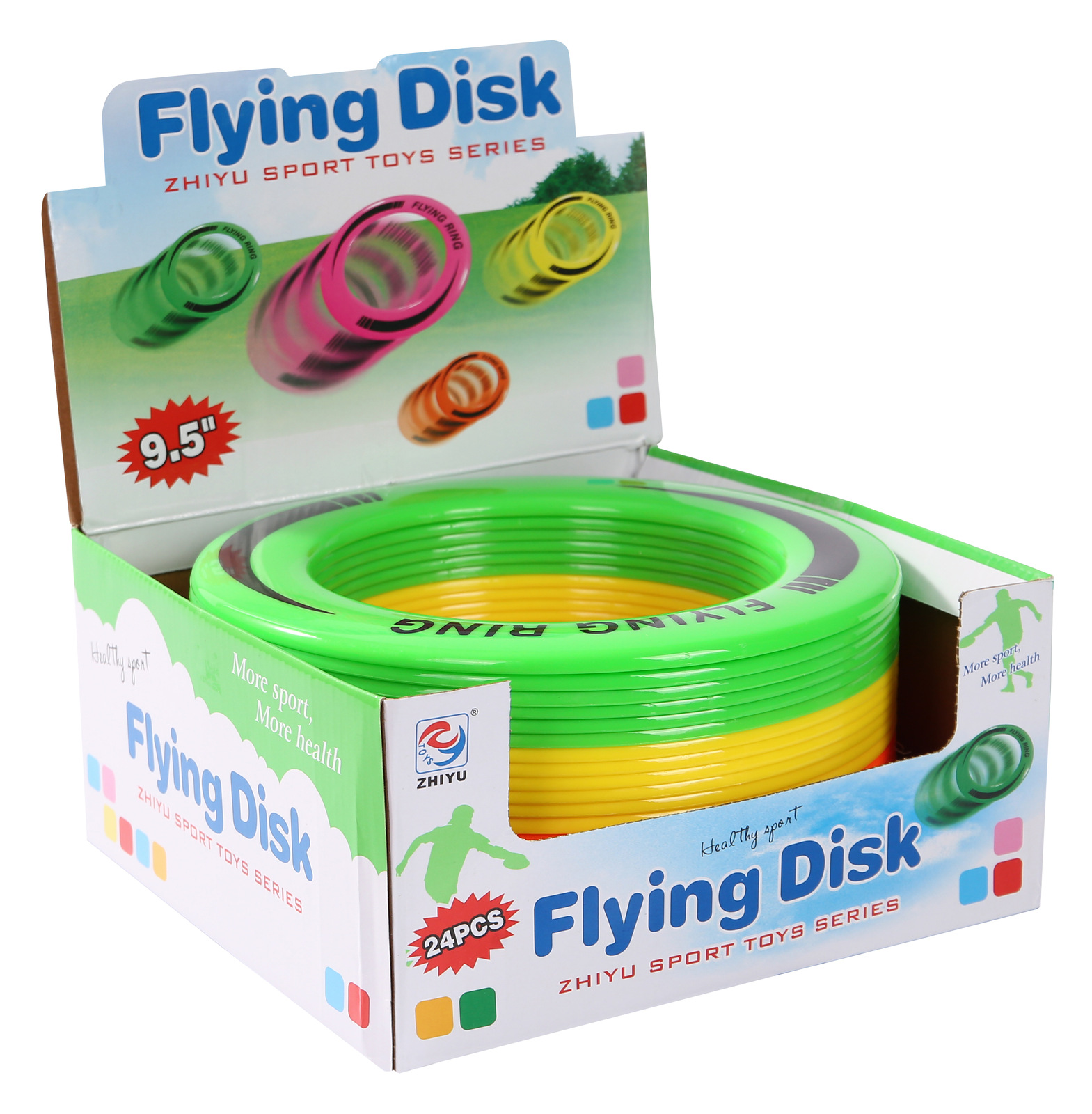 HS61223 – FLYING DISK – PLASTIC – 24CM -PDQ – Skybridge Global